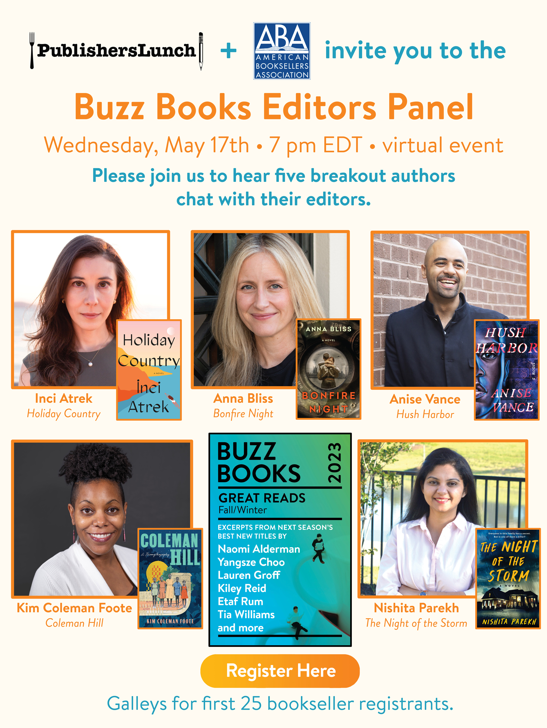 Register Today for Our Next Buzz Books Editors Panel - Publishers Lunch