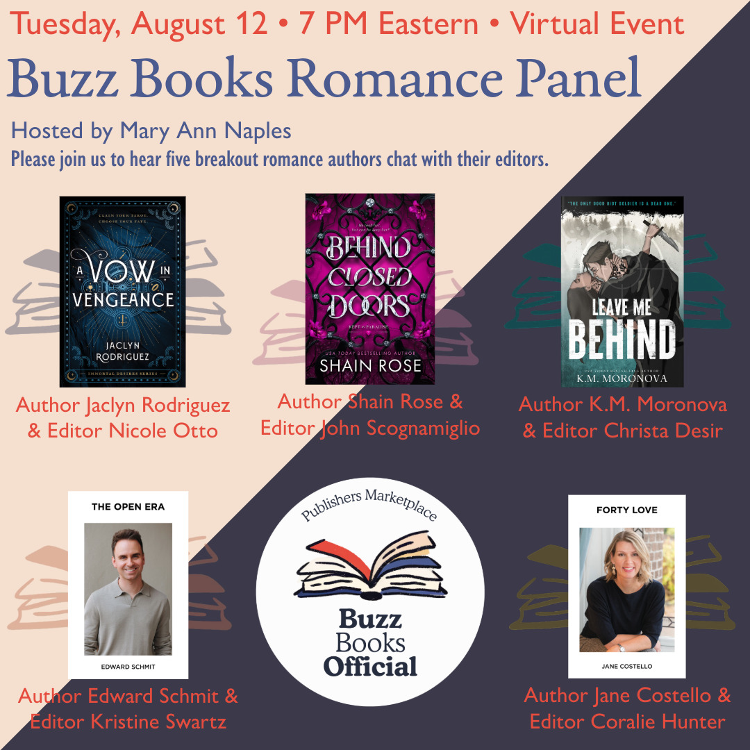Romance Panel Tomorrow Night - Publishers Lunch